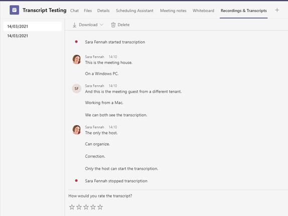 Transcription for Super Users – The Teams Queen Blog