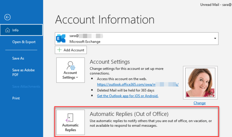 Out of Office Automatic Replies – The Teams Queen Blog