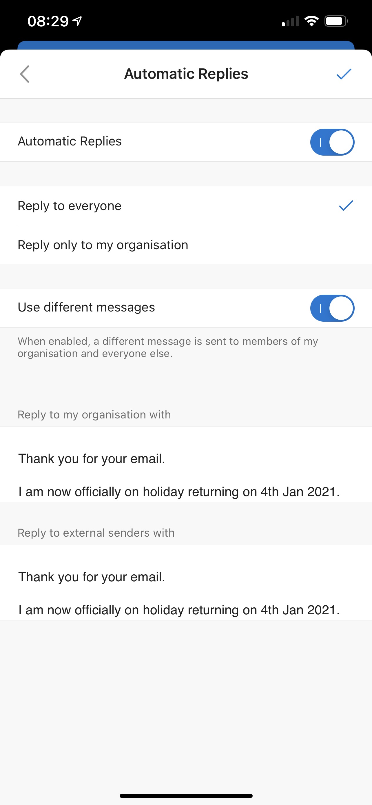 Out of Office Automatic Replies – The Teams Queen Blog