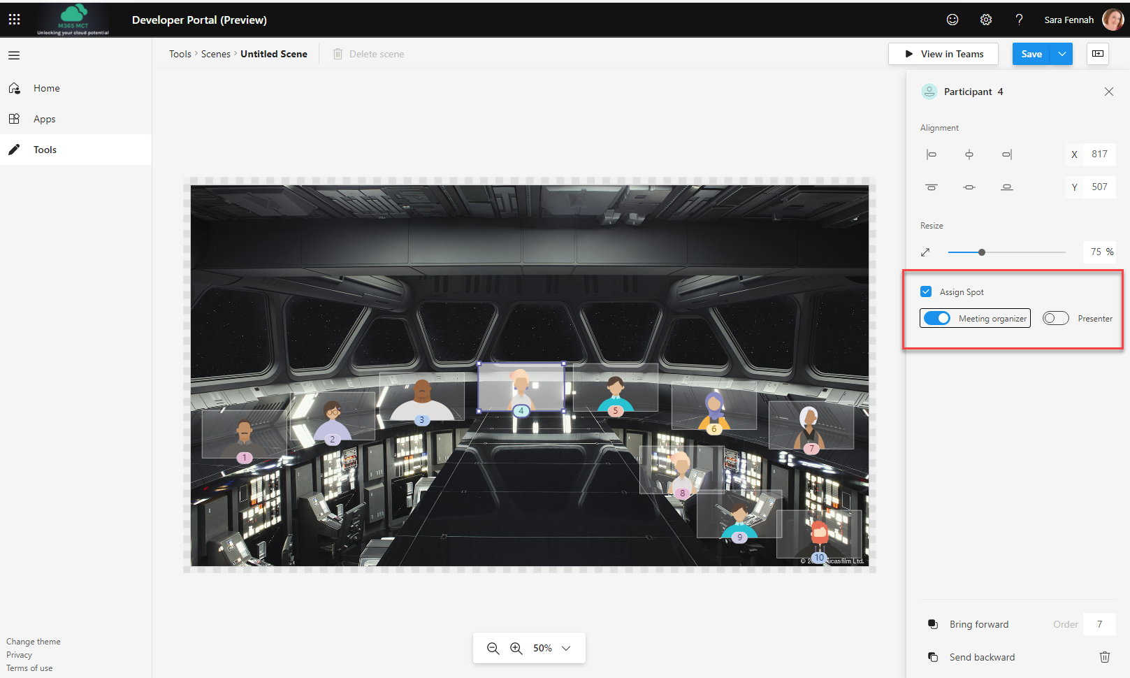 My First Custom Together Mode Scene – The Teams Queen Blog