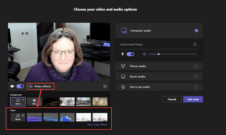 Custom Video Filters – The Teams Queen Blog