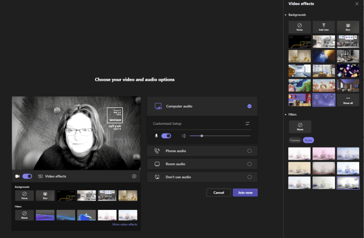 Custom Video Filters – The Teams Queen Blog