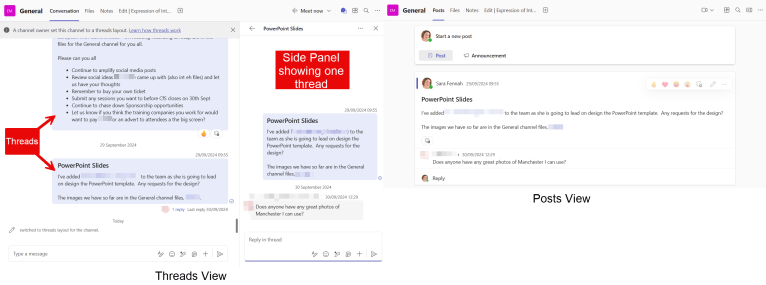 Threads in Channels – The Teams Queen Blog